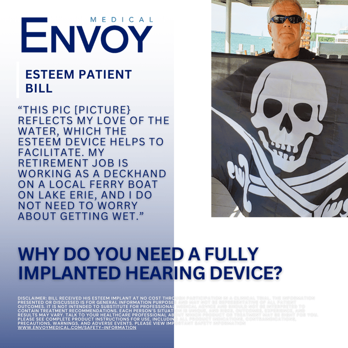 Fully Implanted Esteem® Active Middle Ear Implant | Envoy Medical